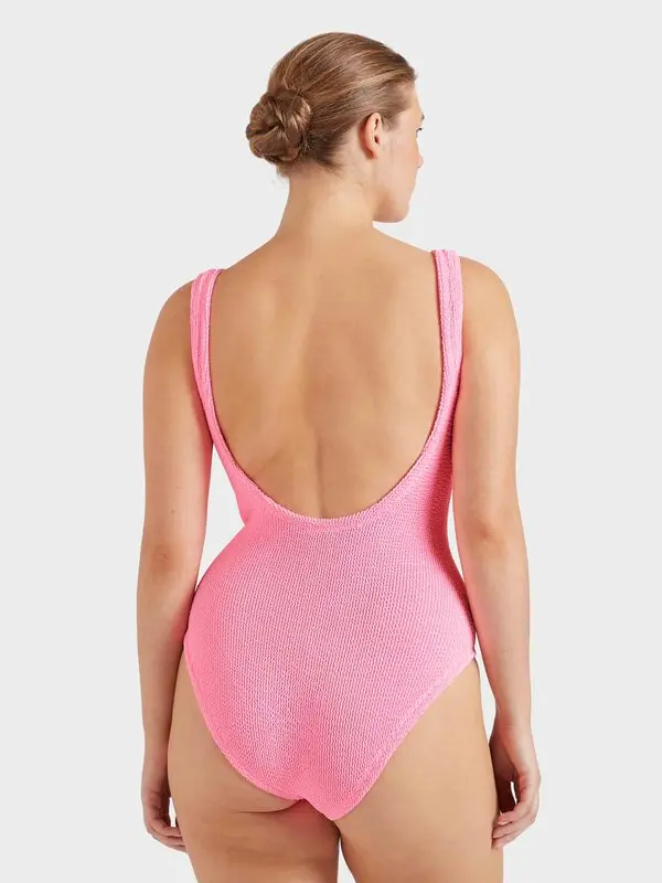 Hunza G Coverage Square Neck Swimsuit - Bubblegum