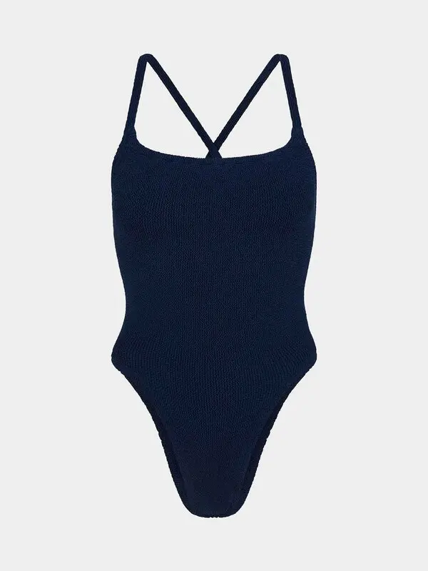 Hunza G Bette Swimsuit - Navy