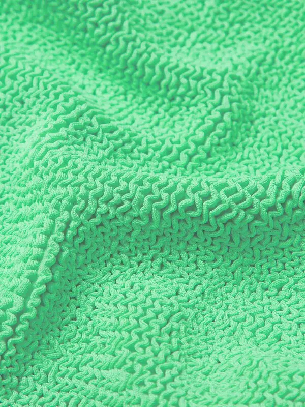 Hunza G Square Neck Swimsuit - Lime