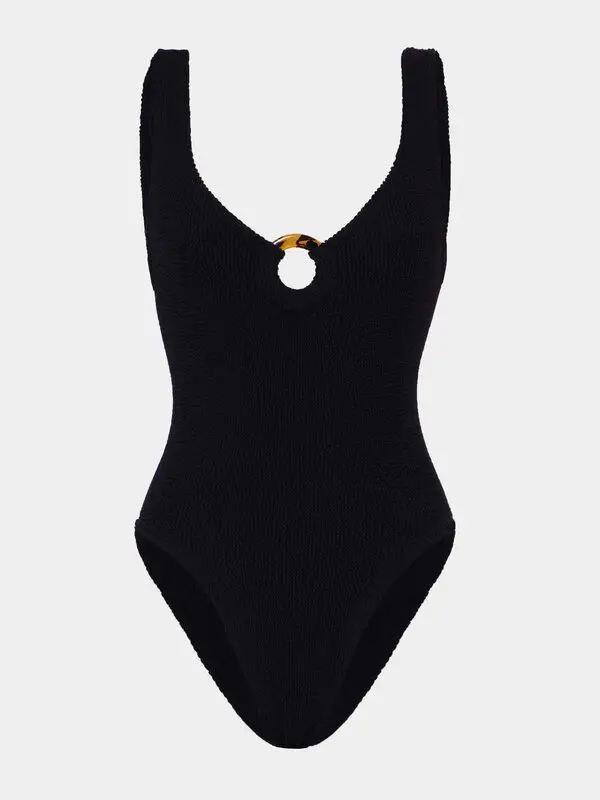 Hunza G Celine One Piece Swimsuit - Black