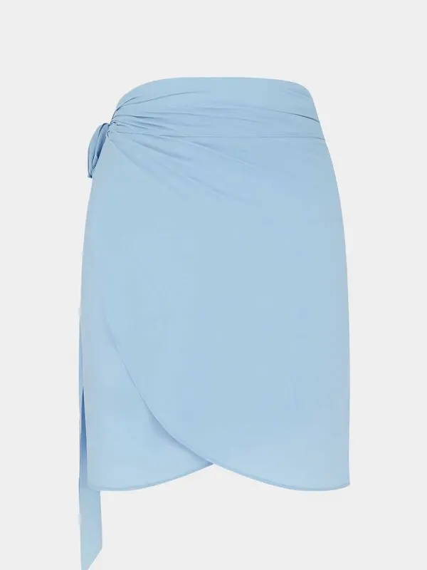 Hunza G Short Sarong - Cornflower Blue