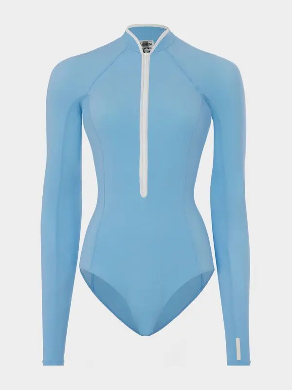 Hunza G Tyra Upf 50+ Swim - Upf Cornflower