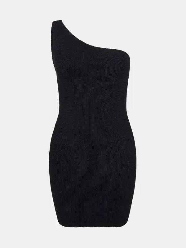 Hunza G Nancy One Shoulder Dress