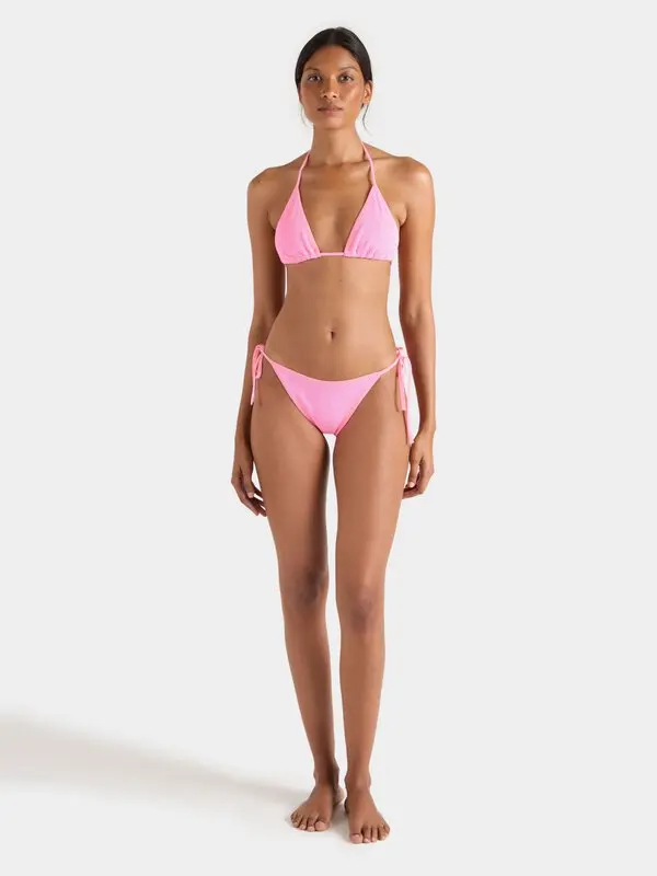 Hunza G Gina Triangle Bikini - Bubblegum