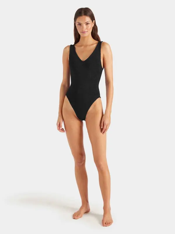 Hunza G Sadie One-piece Swimsuit - Black