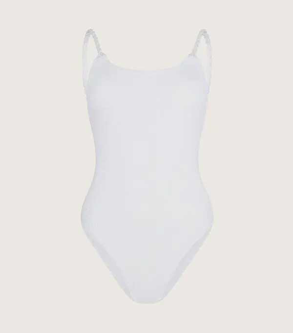 Hunza G Domino Swimsuit - White