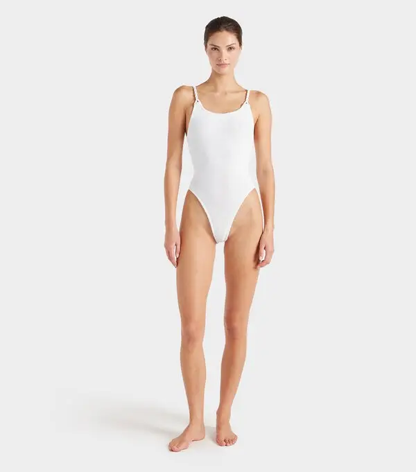 Hunza G Domino Swimsuit - White