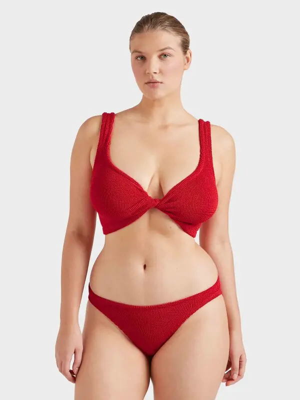 Hunza G Coverage Juno Two-piece Swimsuit - Red
