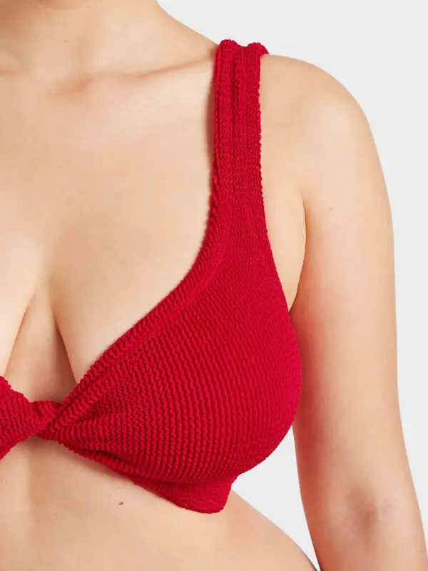 Hunza G Coverage Juno Two-piece Swimsuit - Red