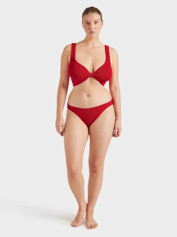Hunza G Coverage Juno Two-piece Swimsuit - Red