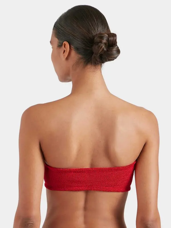 Hunza G Bandeau Bikini Top