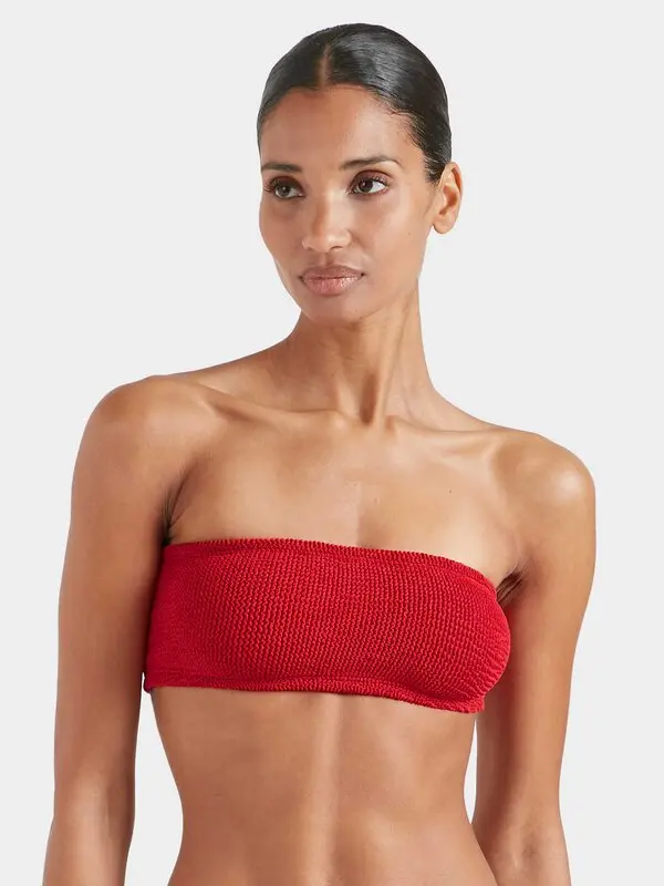 Hunza G Bandeau Bikini Top