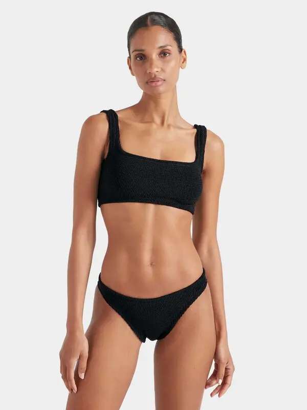 Hunza G Xandra Bikini Top - Black