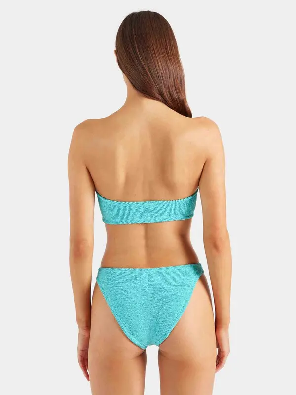 Hunza G Jean Bandeau Bikini - Aqua