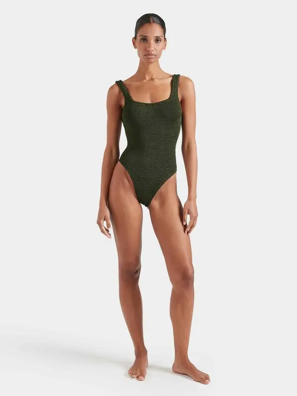 Hunza G Square Neck Swimsuit