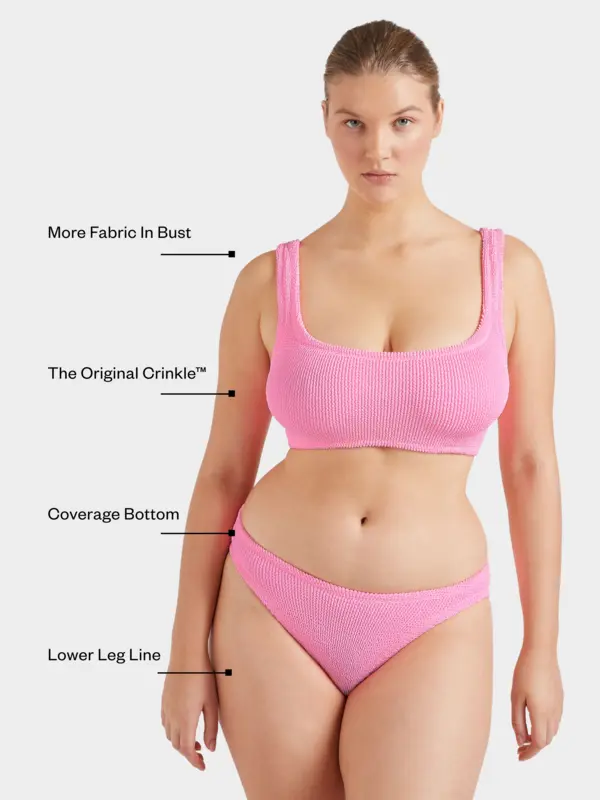 Hunza G Coverage Xandra One Piece - Bubblegum