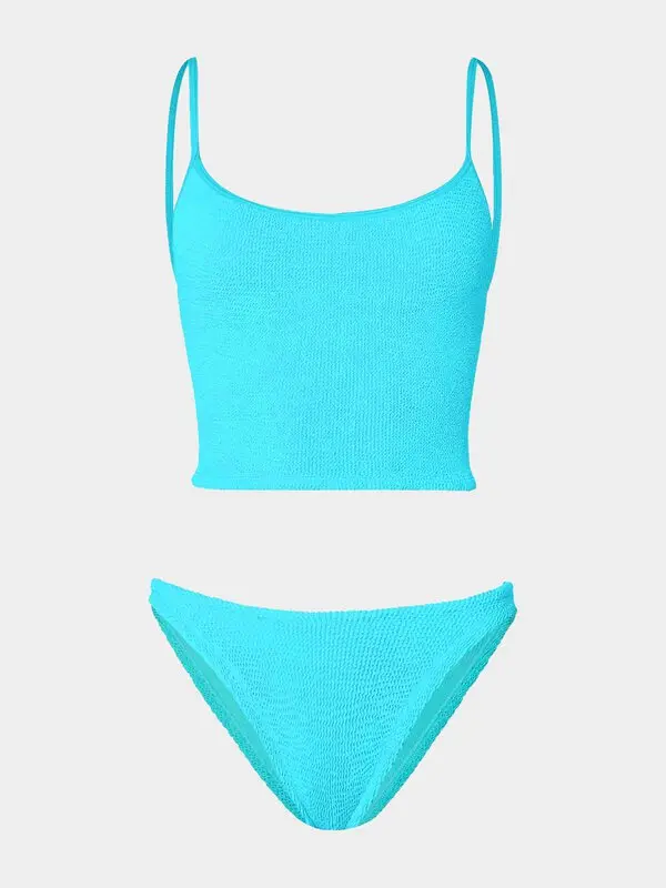 Hunza G Strap Bikini - Aqua