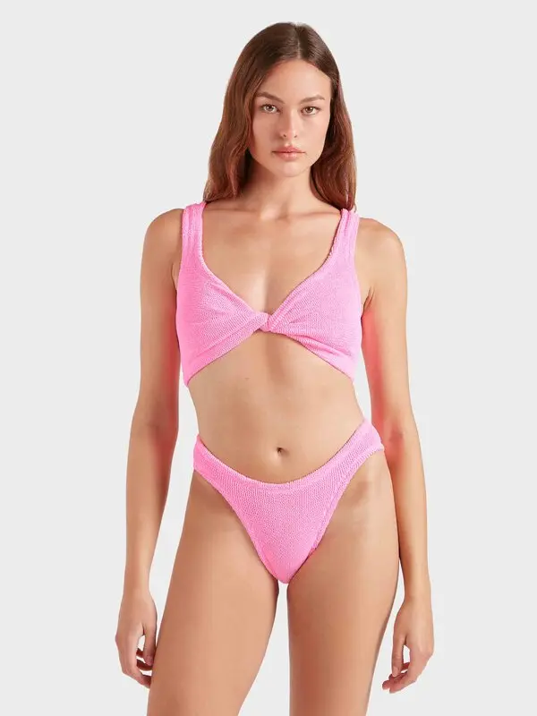 Hunza G Coverage Juno Two-piece Bikini - Bubblegum