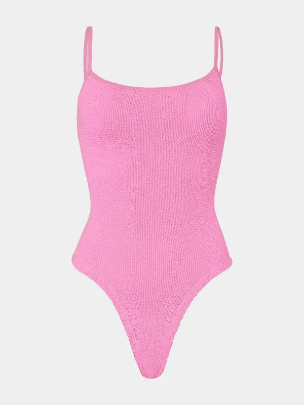Hunza G Petra One-piece Swimsuit - Bubblegum