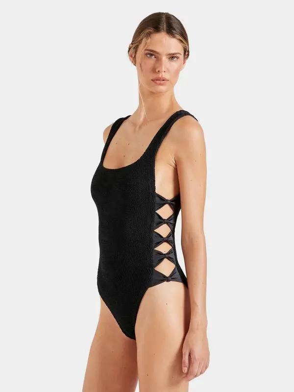 Hunza G Tiffany One Piece Swimsuit - Black