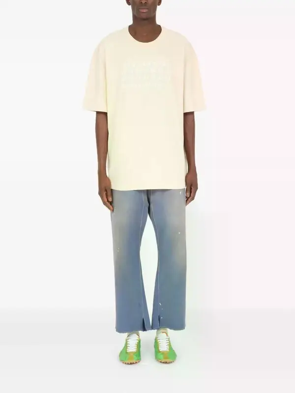 MAISON MARGIELA Logo-print T-shirt - Neutrals
