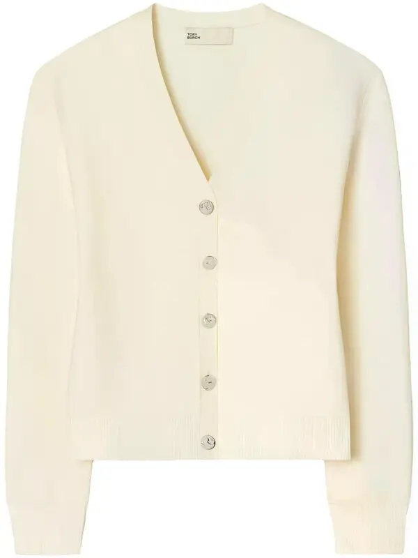 Tory Burch Simone Cardigan - Neutrals