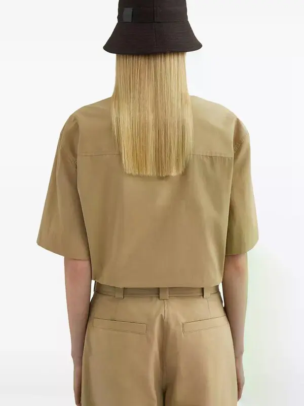JIL SANDER Crop-sleeves Shirt