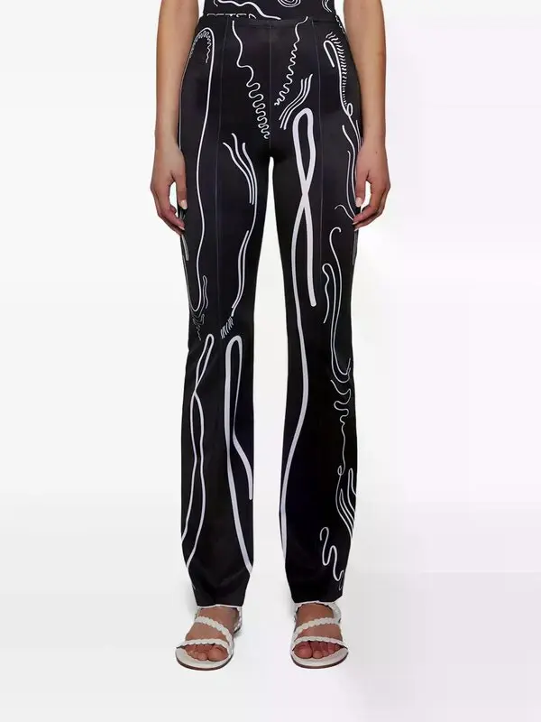 DI PETSA Printed Trousers