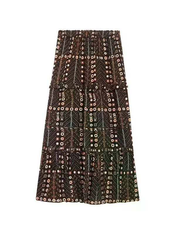 MARANT ETOILE Diya Maxi Skirt - Neutrals