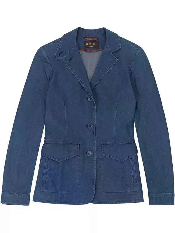 Loro Piana Kelsey Denim Blazer