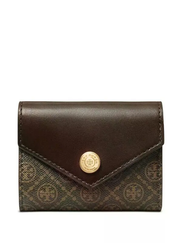 Tory Burch Monogram-pattern Wallet - Brown