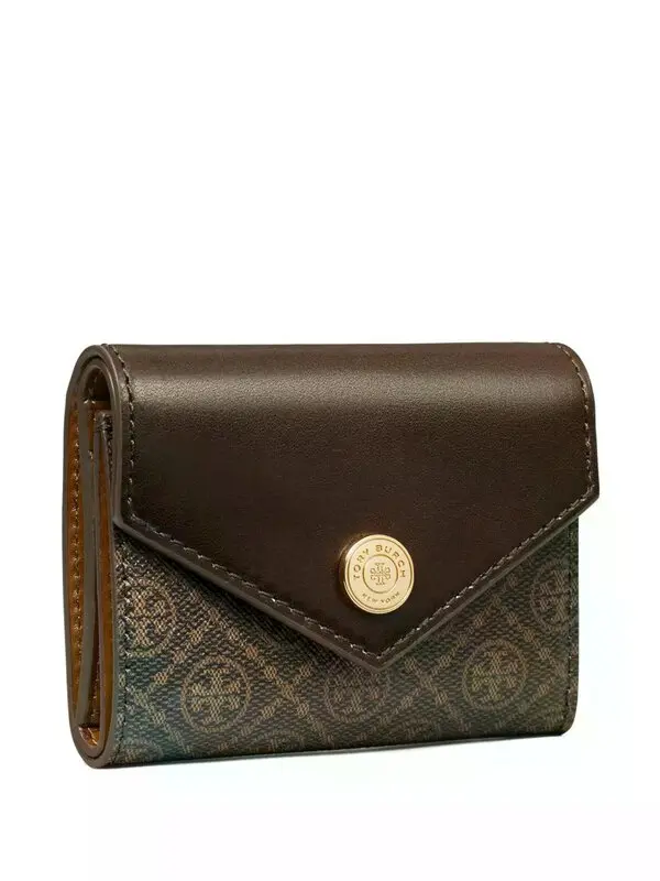 Tory Burch Monogram-pattern Wallet - Brown
