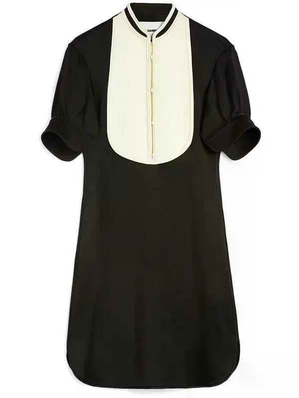 JIL SANDER Bib-collar Mini Dress