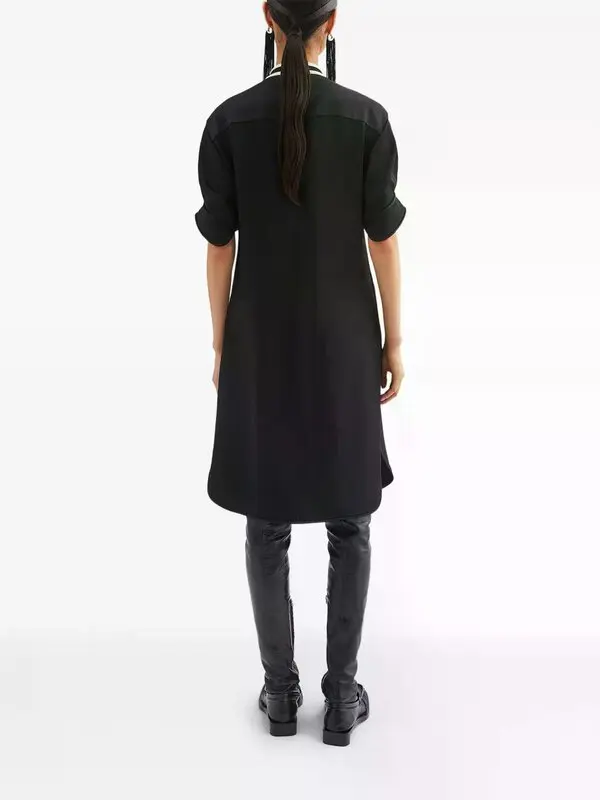 JIL SANDER Bib-collar Mini Dress