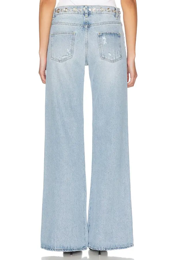Coperni Studded Wide Leg Jeans