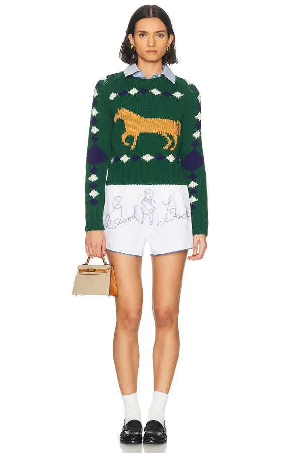 BODE Diamond Corral Sweater