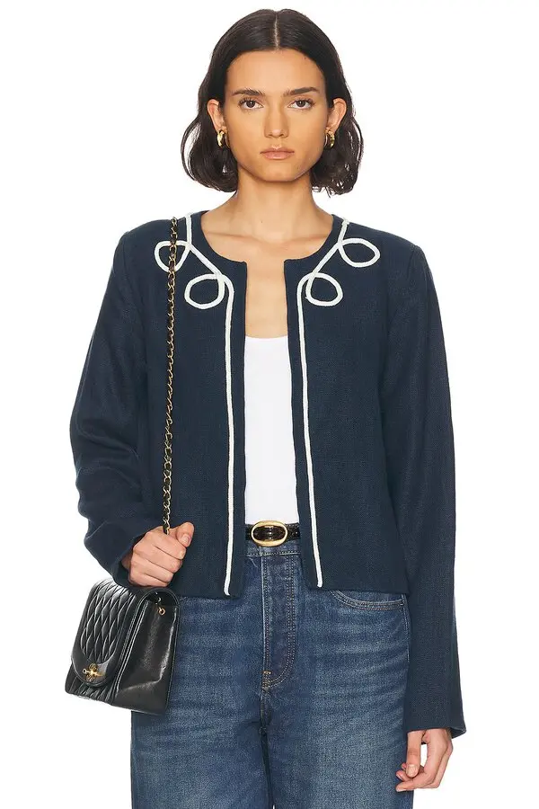 SKALL STUDIO Pearl Jacket - Navy Eclipse