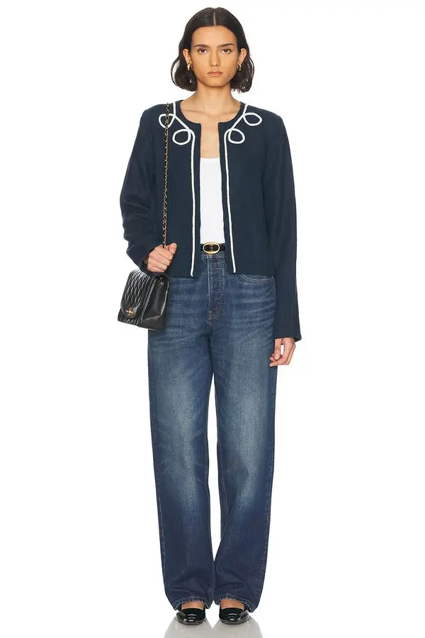 SKALL STUDIO Pearl Jacket - Navy Eclipse