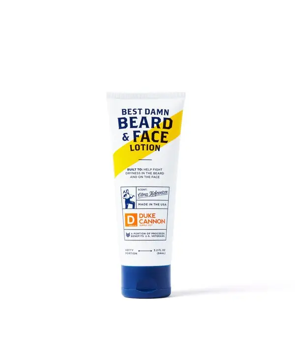 DUKE CANNON Beard And Face Lotion - Best Damn