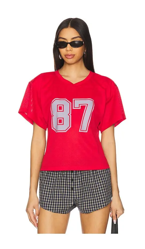 LOVERS AND FRIENDS Cropped Jersey Top
