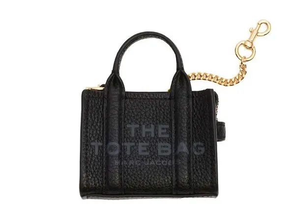 Marc Jacobs The Nano Tote Charm - Black