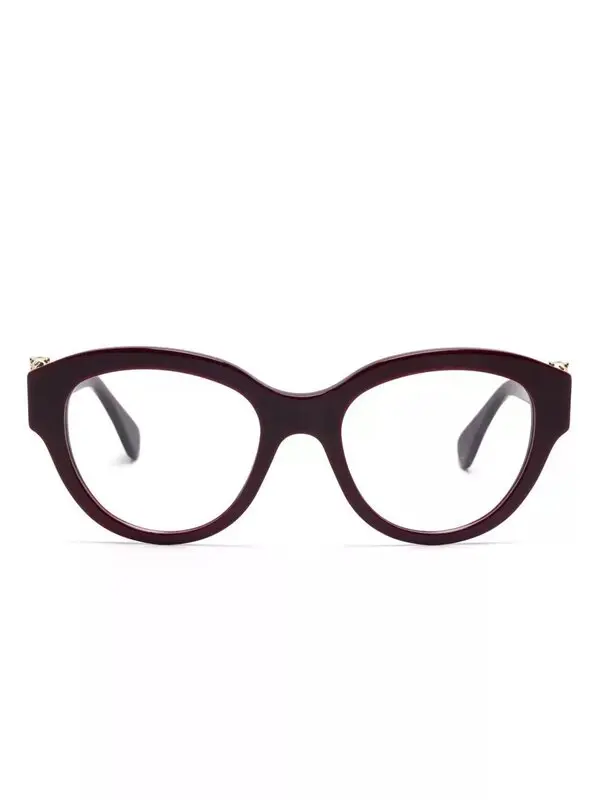 CARTIER Round Frame Glasses - Brown