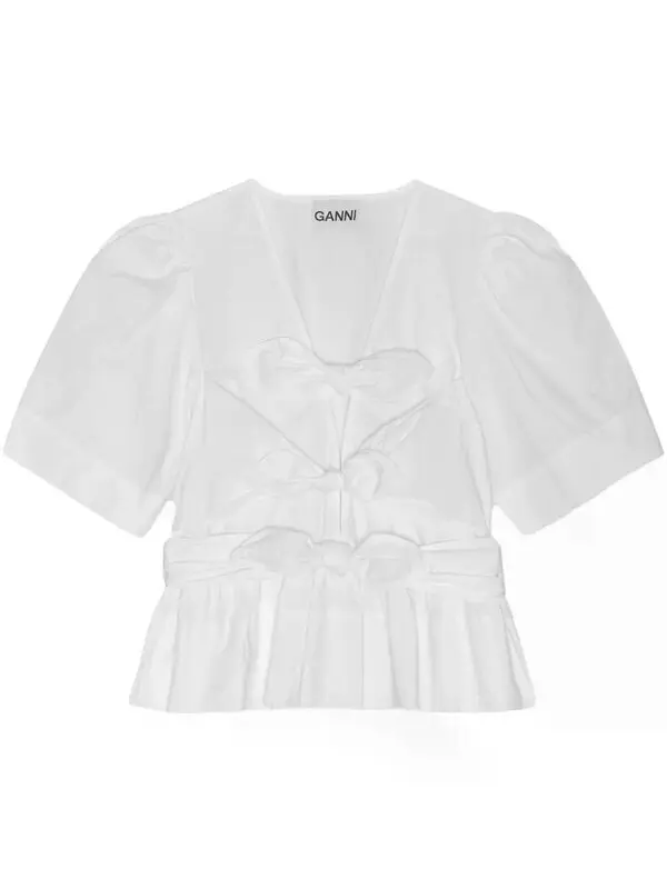 GANNI Peplum Blouse