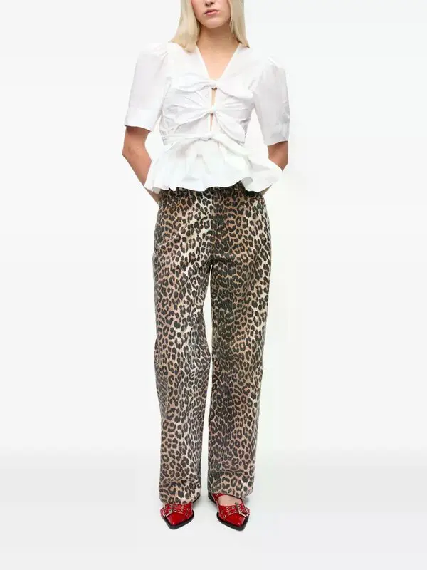 GANNI Peplum Blouse