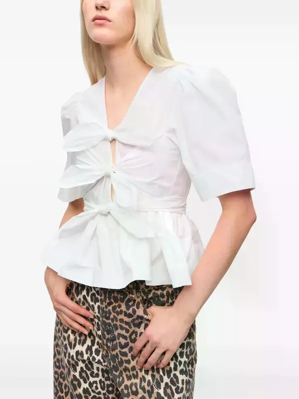 GANNI Peplum Blouse