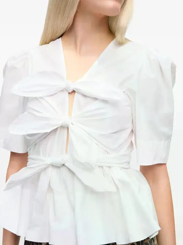 GANNI Peplum Blouse