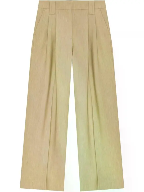GANNI Appliqué Palazzo Trousers