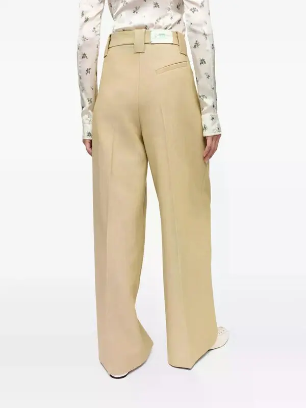 GANNI Appliqué Palazzo Trousers