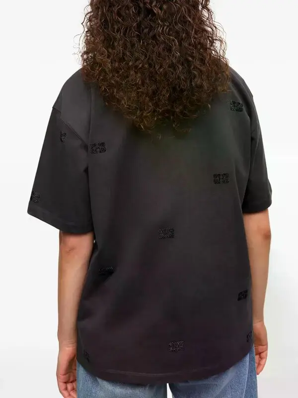 GANNI Logo-embellished T-shirt