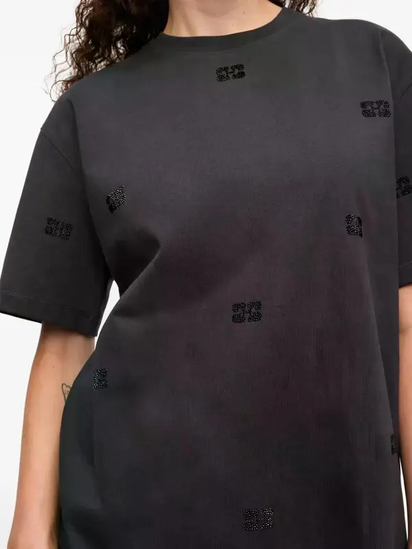 GANNI Logo-embellished T-shirt